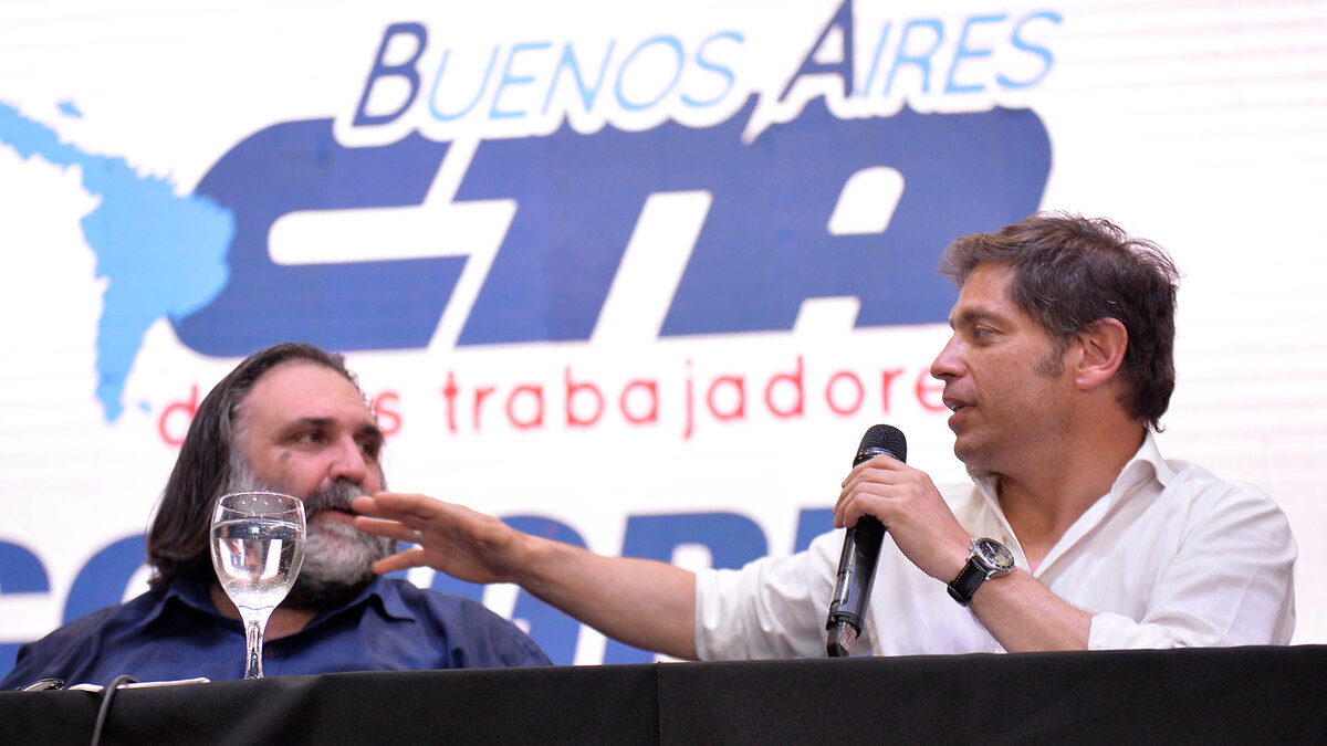Baradel volvió a apoyar la reelección de Kicillof y lo postuló como ...